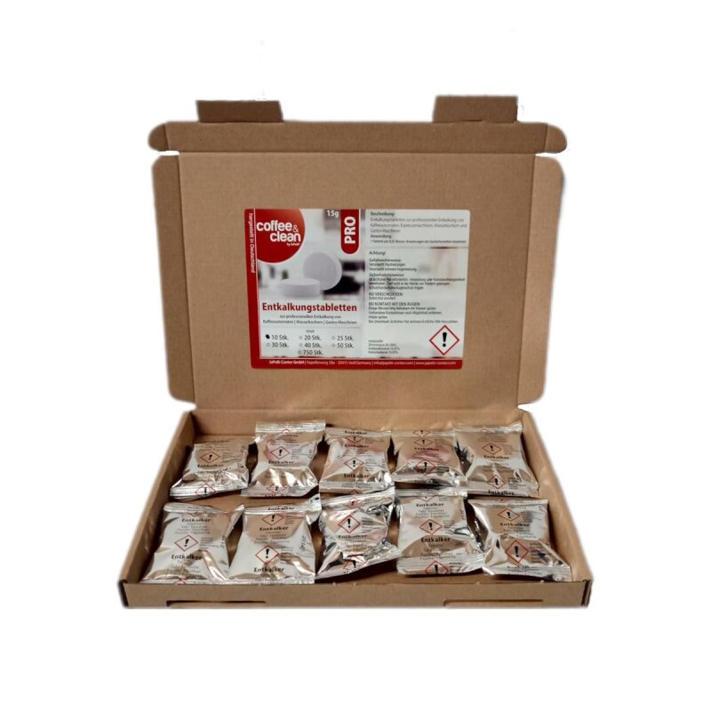Descaling tabs for automatic coffee and espresso machines, 10 pcs ...